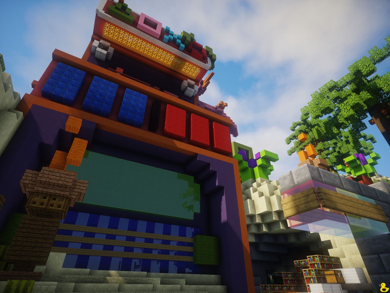 Jungle Arcade Lobby Minecraft Map