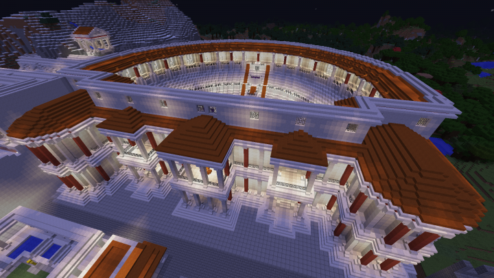 The Roman Theatre of Aledina Minecraft Map