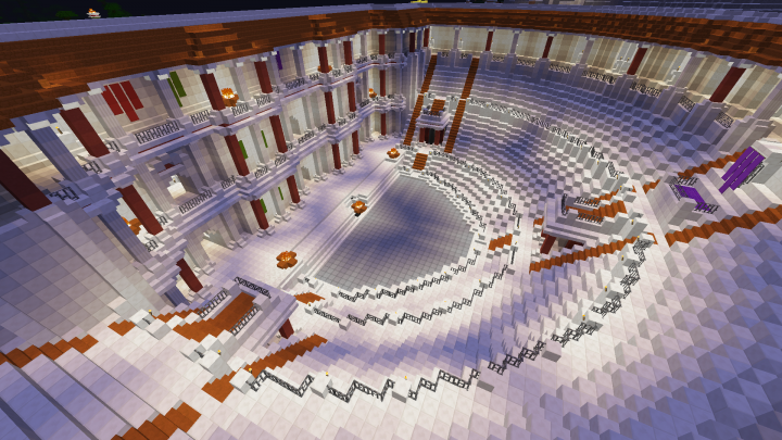 The Roman Theatre of Aledina Minecraft Map