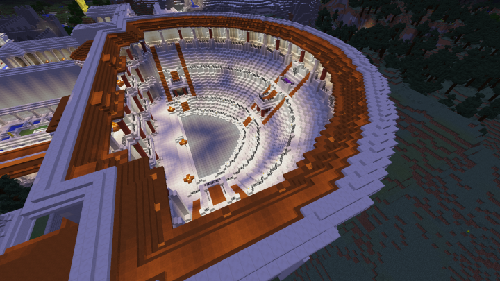 The Roman Theatre of Aledina Minecraft Map