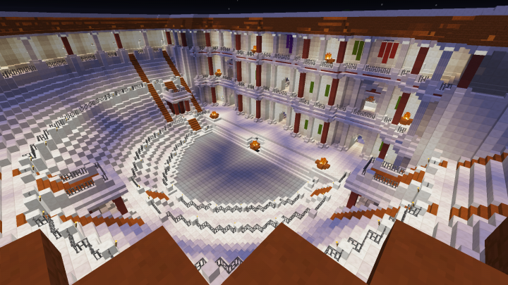 The Roman Theatre of Aledina Minecraft Map
