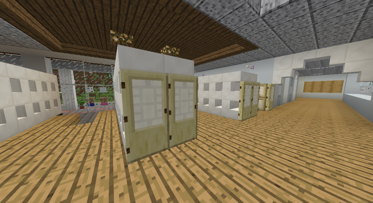 Japanese Junior High School Building Minecraft Map