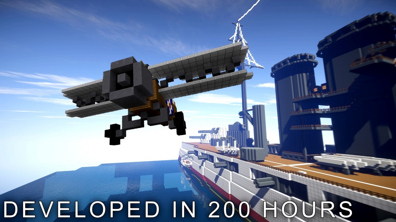 Epic Redstone Battleship | Viribus Unitis Minecraft Map