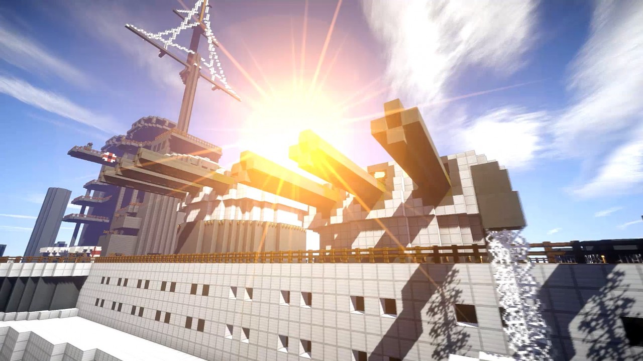 Epic Redstone Battleship | Viribus Unitis Minecraft Map