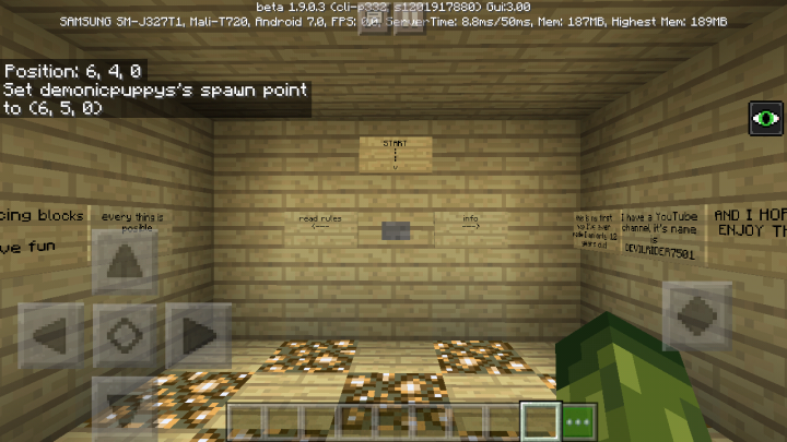 Find the button Minecraft Map