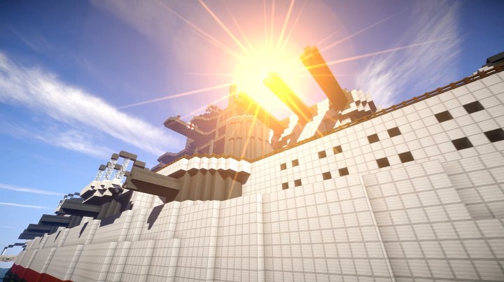 Epic Redstone Battleship | Viribus Unitis Minecraft Map