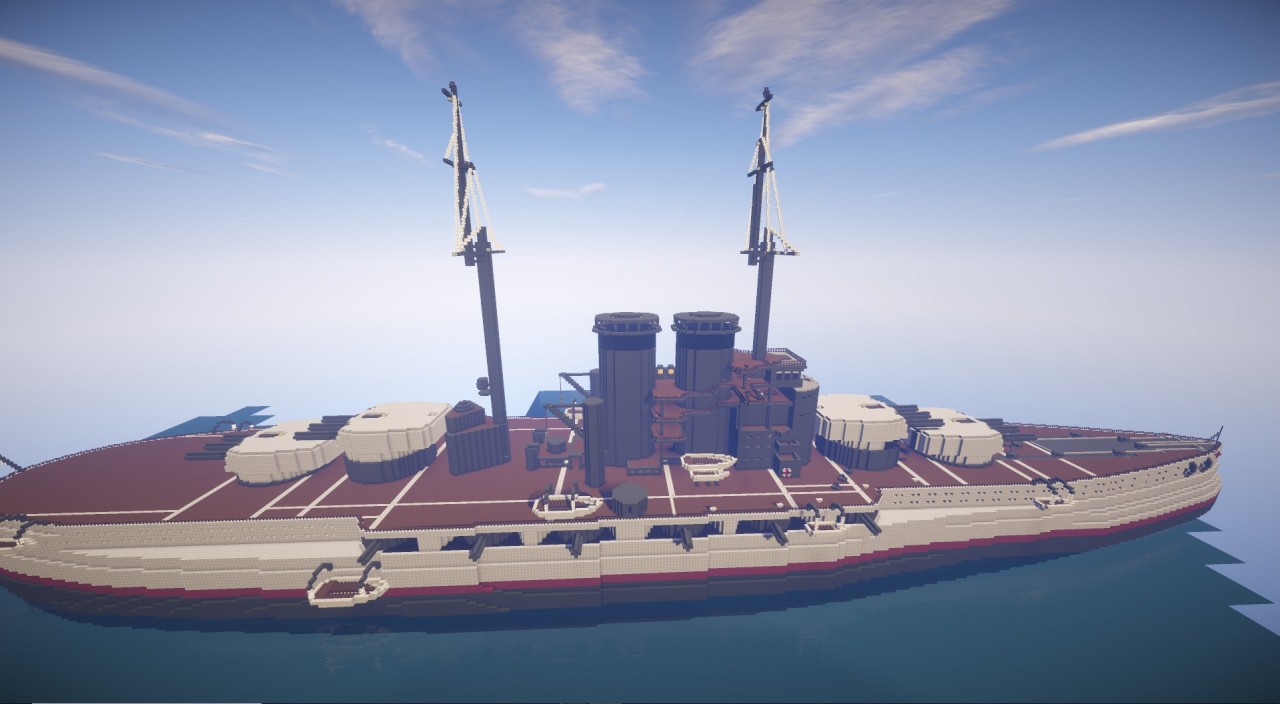 Epic Redstone Battleship | Viribus Unitis Minecraft Map