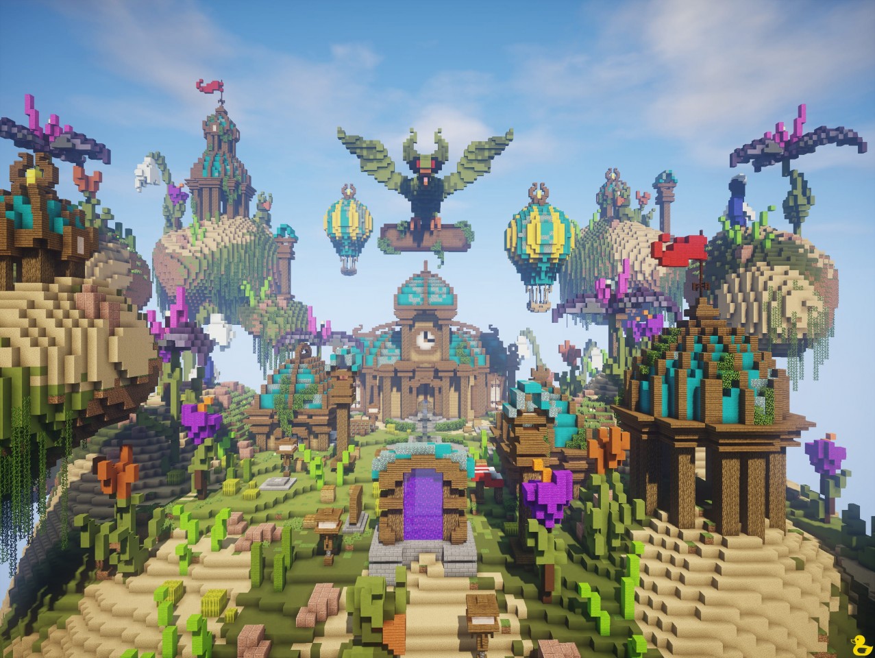 LeGardenisi Skyblock Spawn Minecraft Map