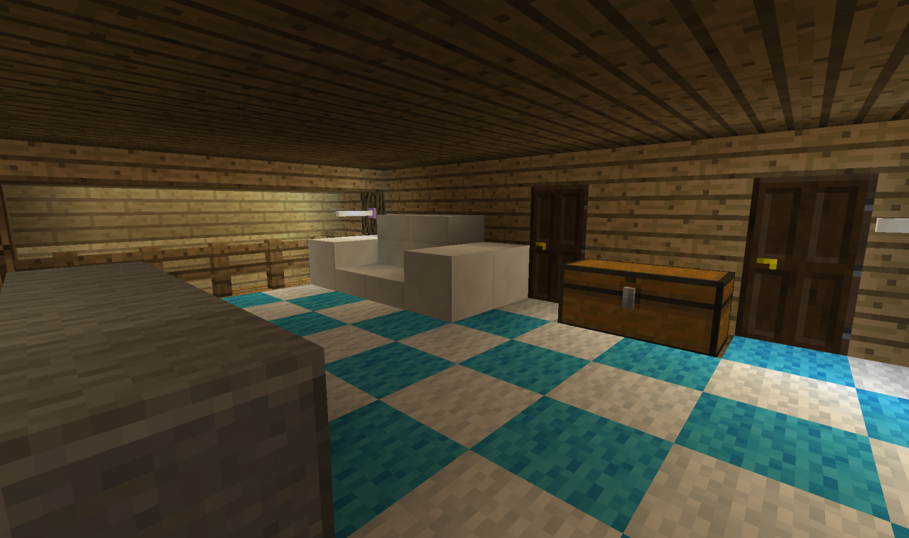 Country Log Cabin Property Minecraft Map