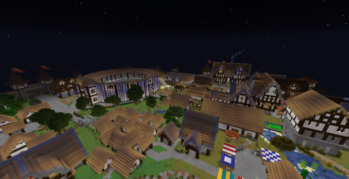 Medieval Spanish Town Minecraft Map