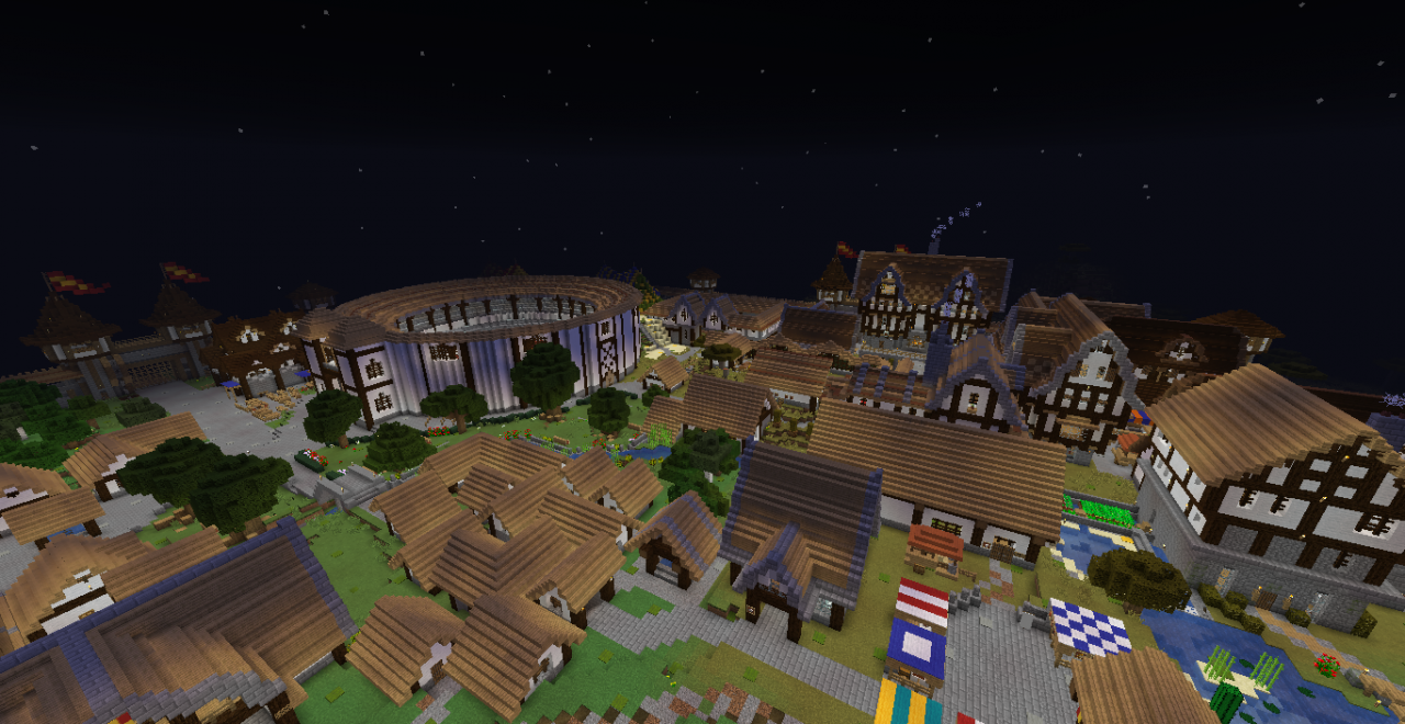 Medieval Spanish Town Minecraft Map