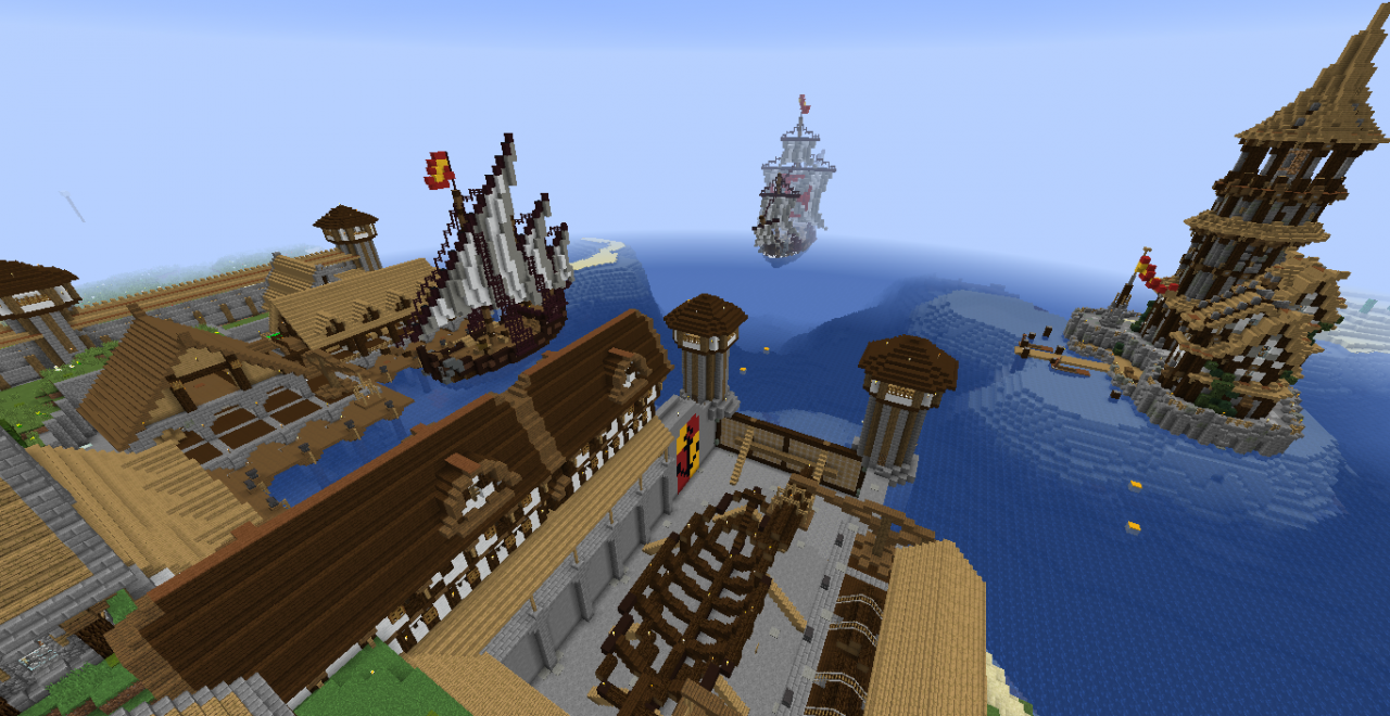 Medieval Spanish Town Minecraft Map