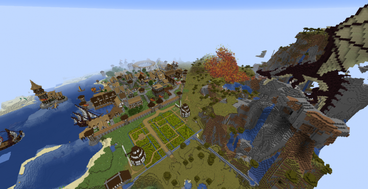 Medieval Spanish Town Minecraft Map