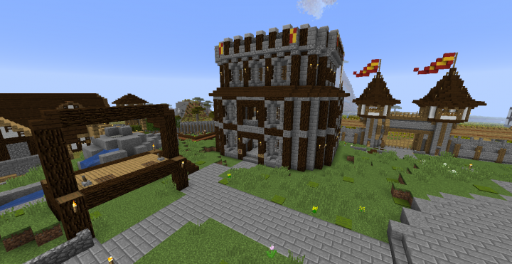 Medieval Spanish Town Minecraft Map