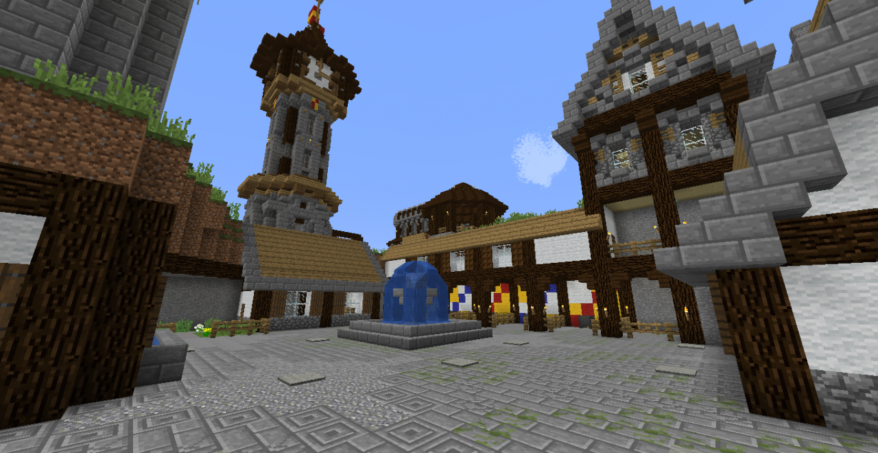 Medieval Spanish Town Minecraft Map