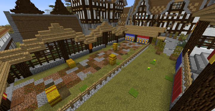 Medieval Spanish Town Minecraft Map
