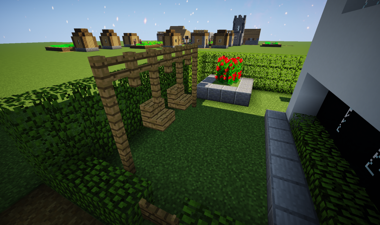 COMPACT STARTER MODERN HOME +Yard Minecraft Map