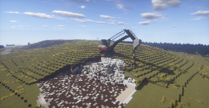 LIMA 2400 CABLE-BACKHOE Minecraft Map