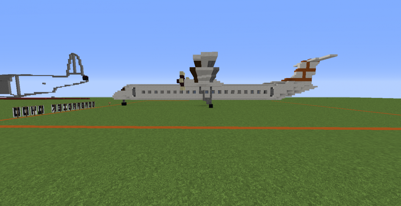Bombardier Dash 8 Q400 Minecraft Map