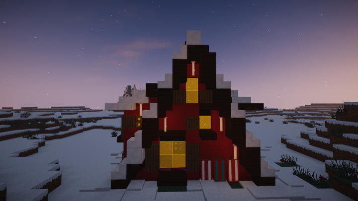Ski Rental Shop Part of my Christmas Village Build set Minecraft Map
