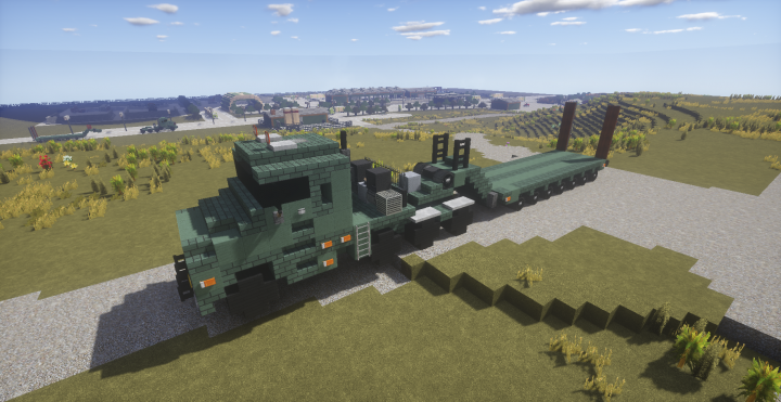 2:1 scale, Oshkosh M1070F (British Army) + King GTS 100 Trailer ...