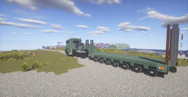 2:1 scale, Oshkosh M1070F (British Army) + King GTS 100 Trailer ...