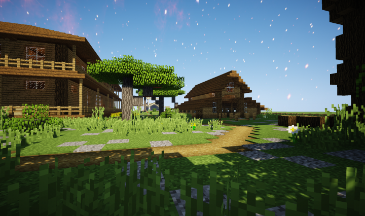 DUAL OLD WESTERN CABIN MANSION PROPERTIES Minecraft Map