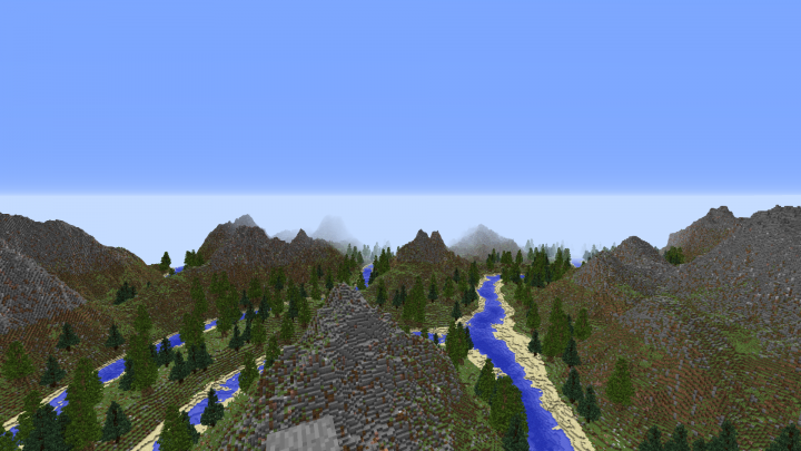 Mountain Landscape Minecraft Map