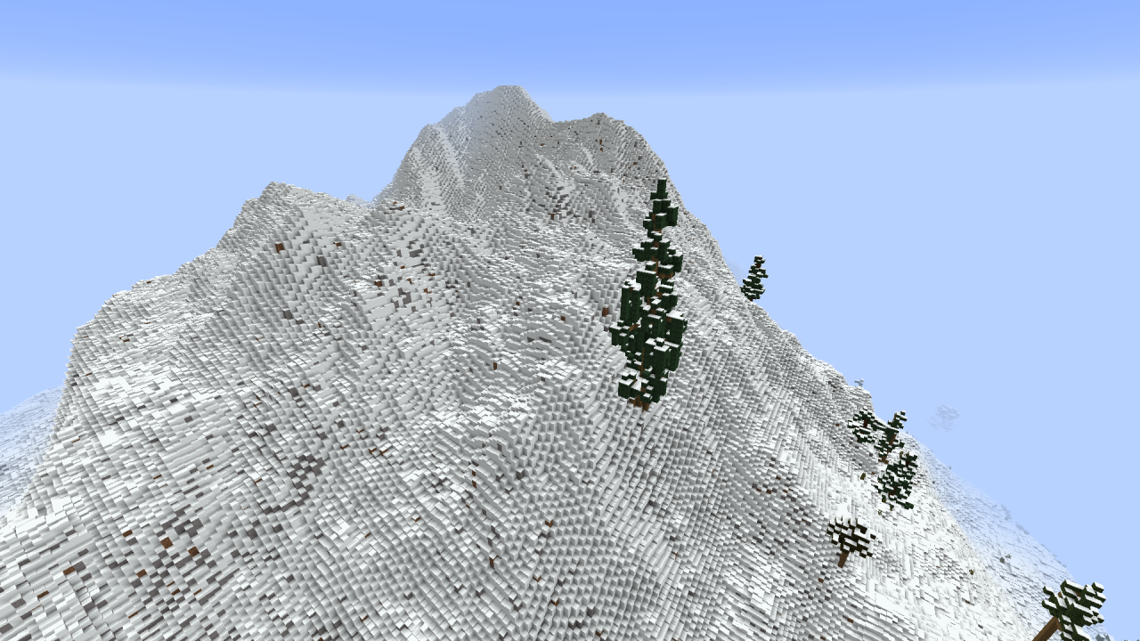 winter mountain highlands Minecraft Map