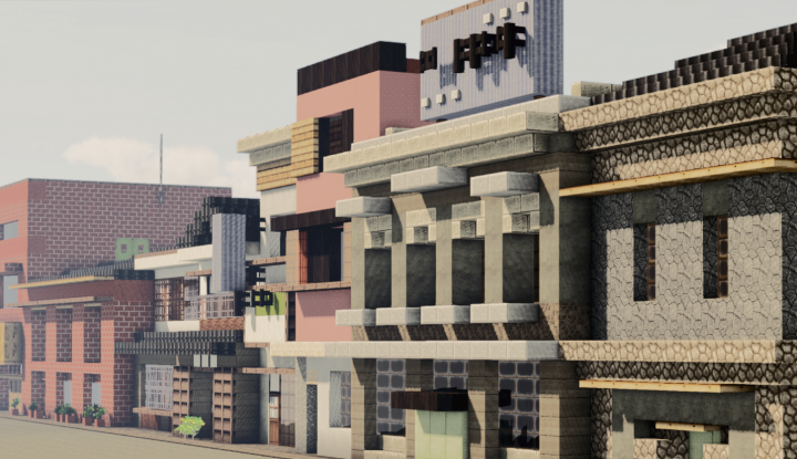 9 Komondomachi 10, Komondomachi, Hakata Ward, Fukuoka, Japan Minecraft Map