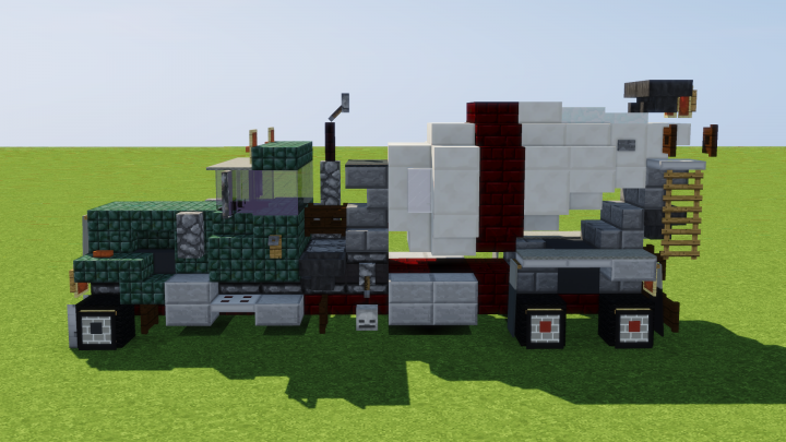 Peterbilt Concrete Mixer Truck Minecraft Map