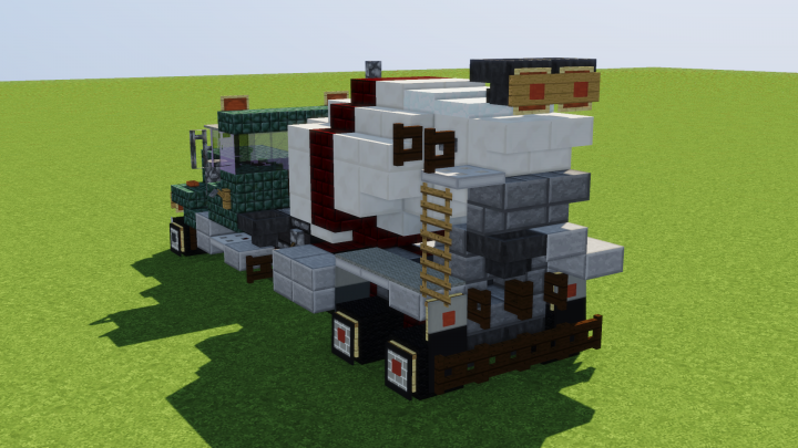 Peterbilt Concrete Mixer Truck Minecraft Map