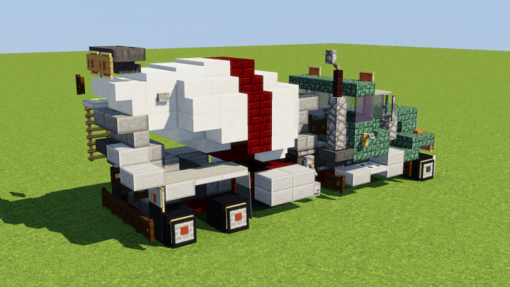 Peterbilt Concrete Mixer Truck Minecraft Map
