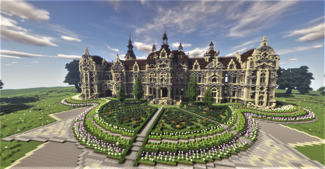 Victorian Chateau - Rosegold (+Interior) Minecraft Map