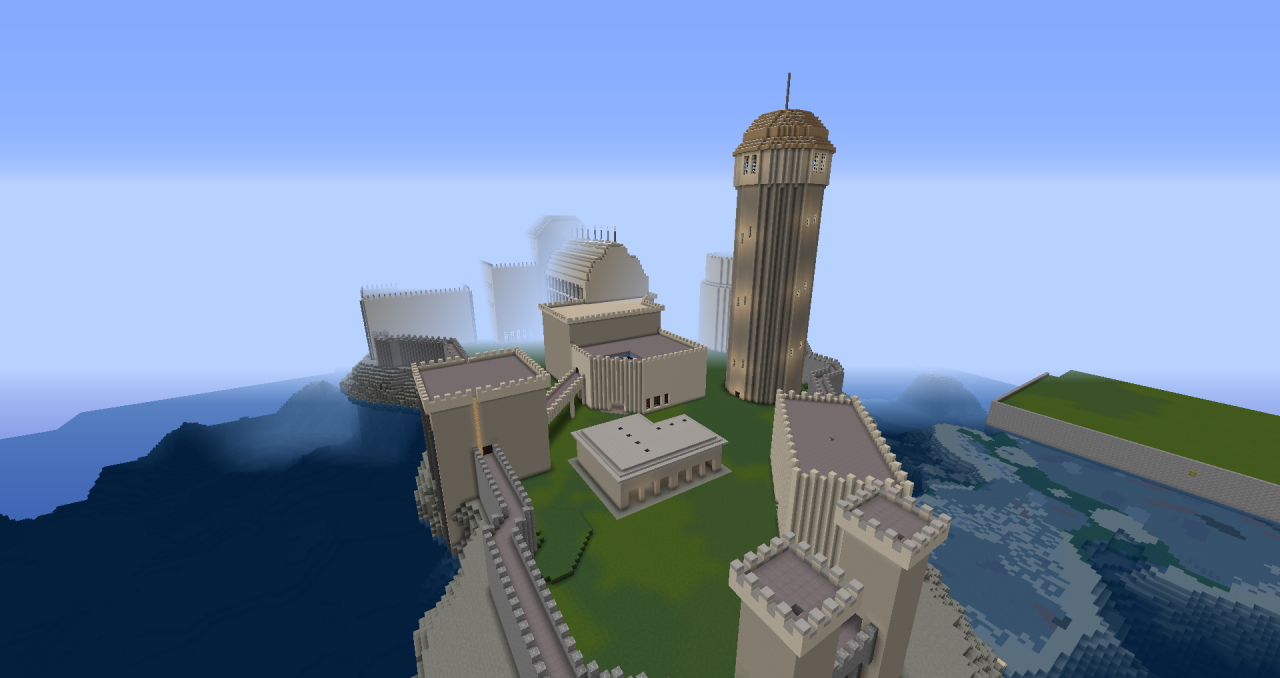 modern castle Minecraft Map