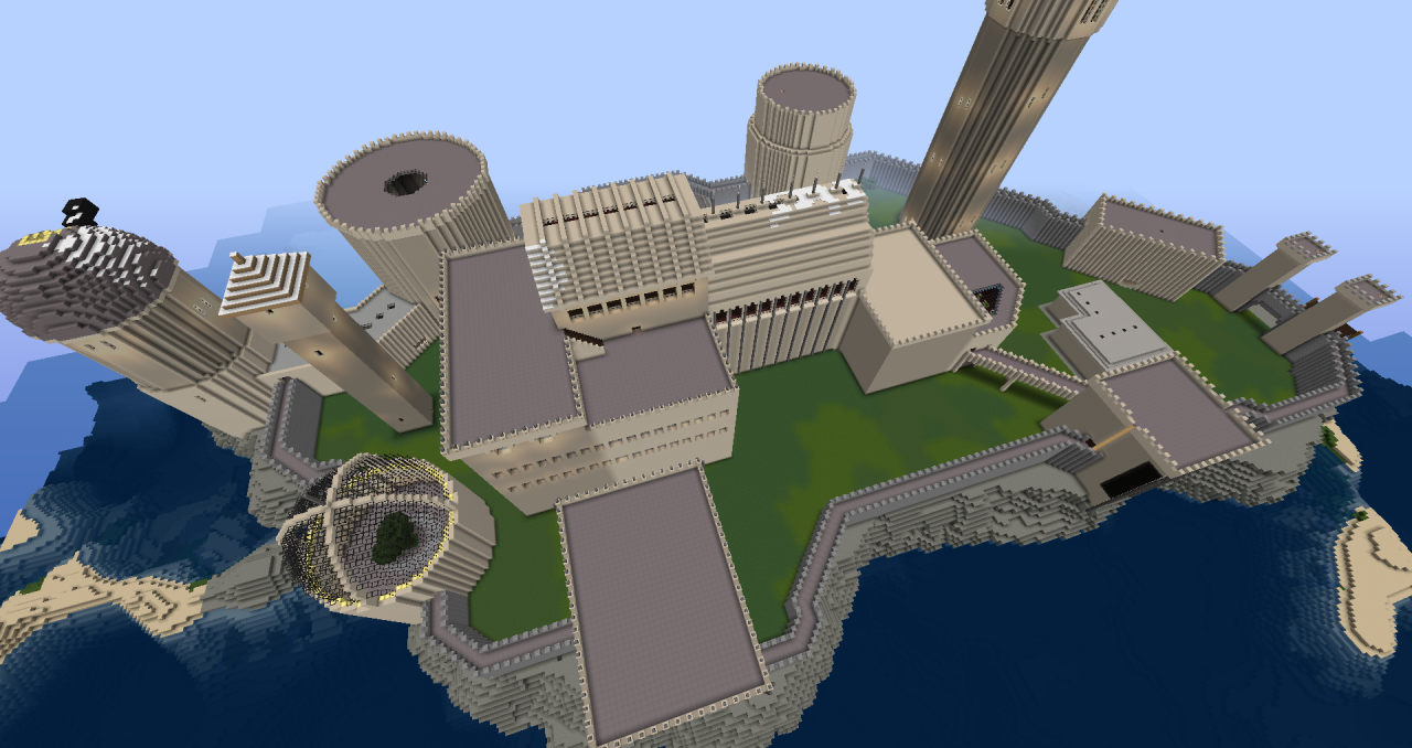 modern castle Minecraft Map