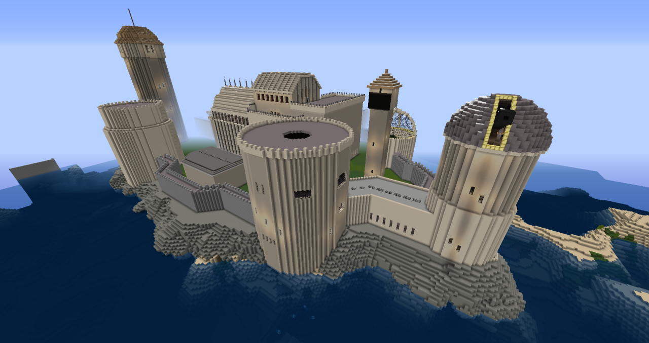 modern castle Minecraft Map