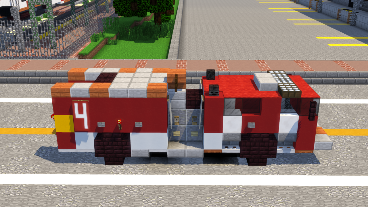 Los Angeles LAFD Fire Engine Minecraft Map
