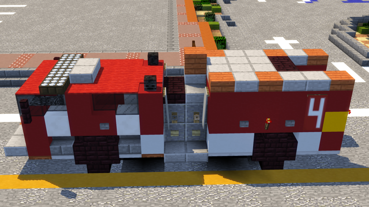 Los Angeles LAFD Fire Engine Minecraft Map