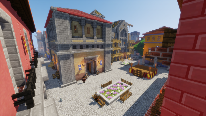 Medieval Spanish Town Minecraft Map