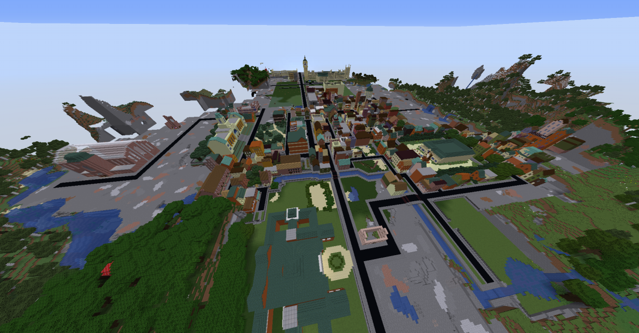 Professor Layton and the Curious Worldmap Minecraft Map