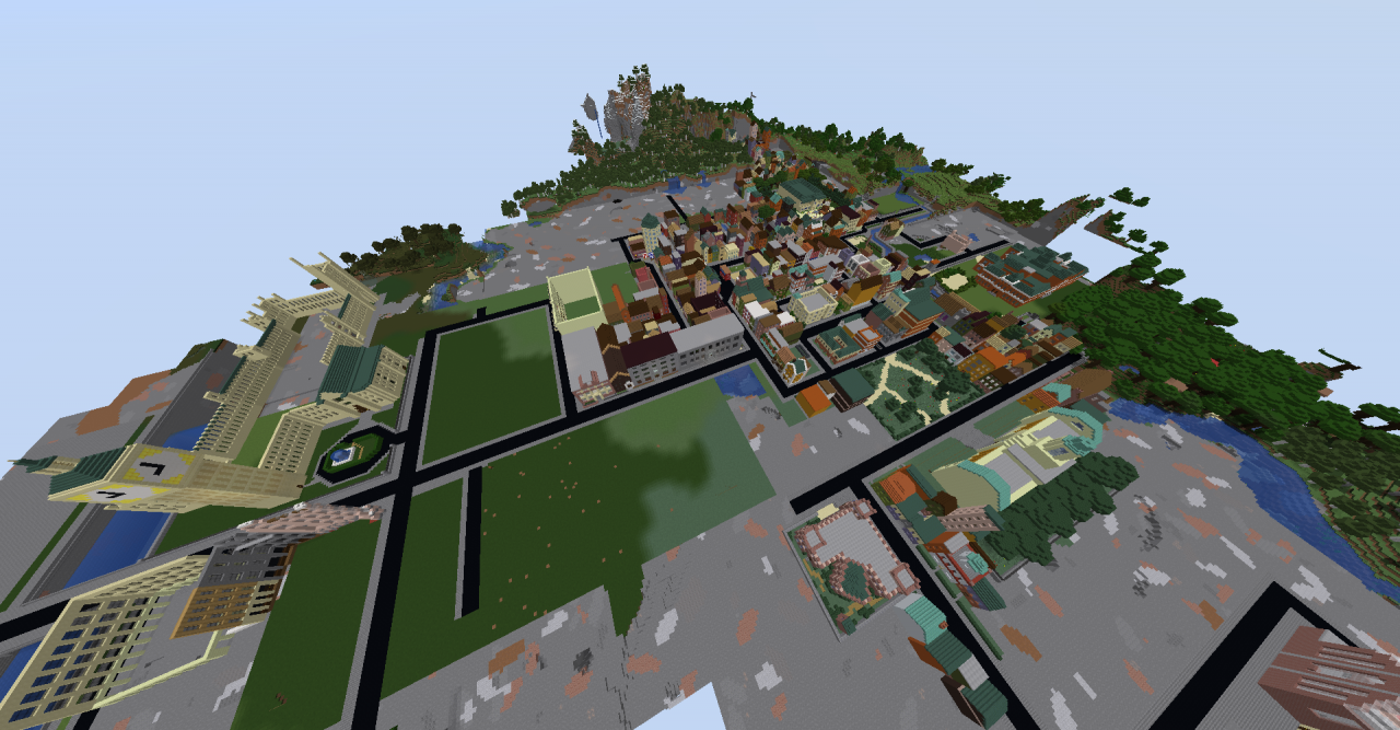 Professor Layton and the Curious Worldmap Minecraft Map