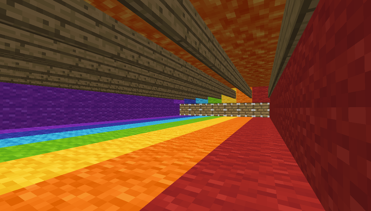 Rainbow Road Minecraft Map