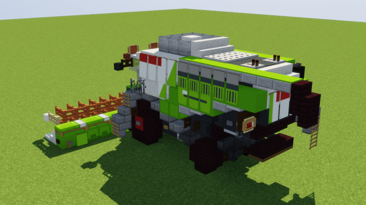 Claas Combine Harvester Minecraft Map