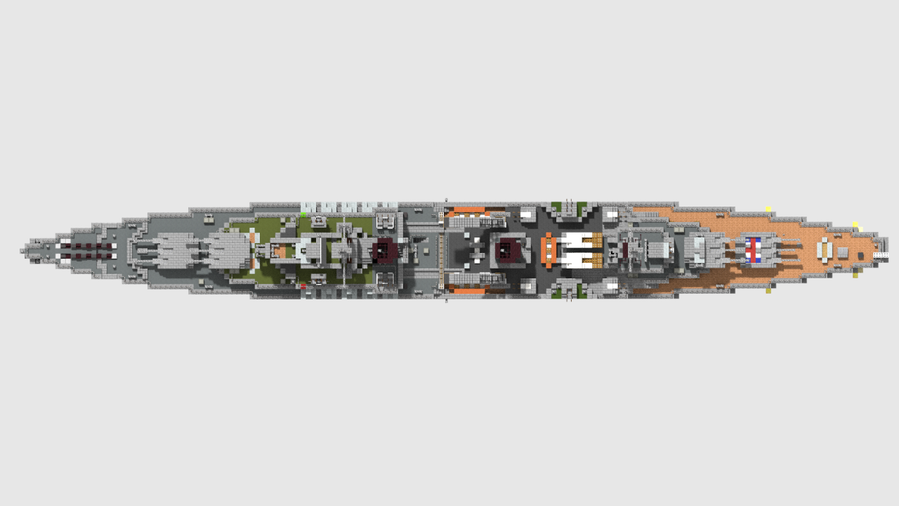 British Light Cruiser - Hms Fiji Minecraft Map