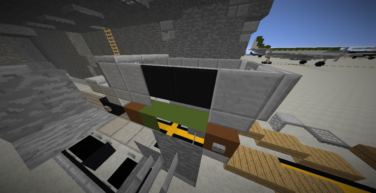 1.5:1 Sd.KFZ 251 Half-Track Minecraft Map