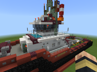 Powerful Ship Tug Boat #1 Minecraft Map