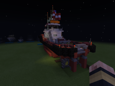 Powerful Ship Tug Boat #1 Minecraft Map
