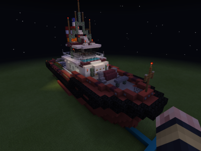 Powerful Ship Tug Boat #1 Minecraft Map