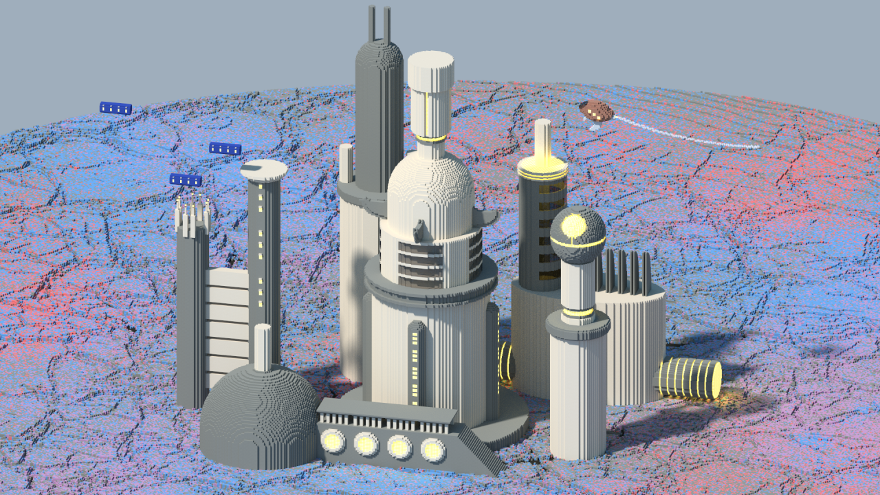 Kryptonopolis comic book "old future" Minecraft Map